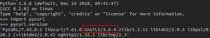 Pycurl Error 35 Gnutls Handshake Failed An Unexpected Tls Packet