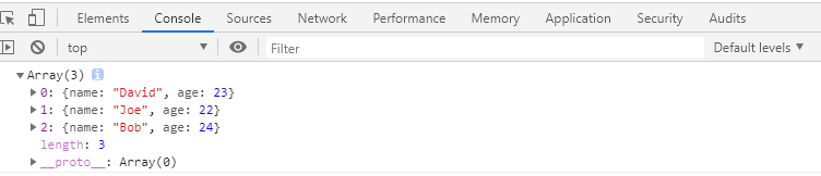 JavaScript数组中对象的值循环添加到另一个数组 - 中华小菜鸟 - 博客园