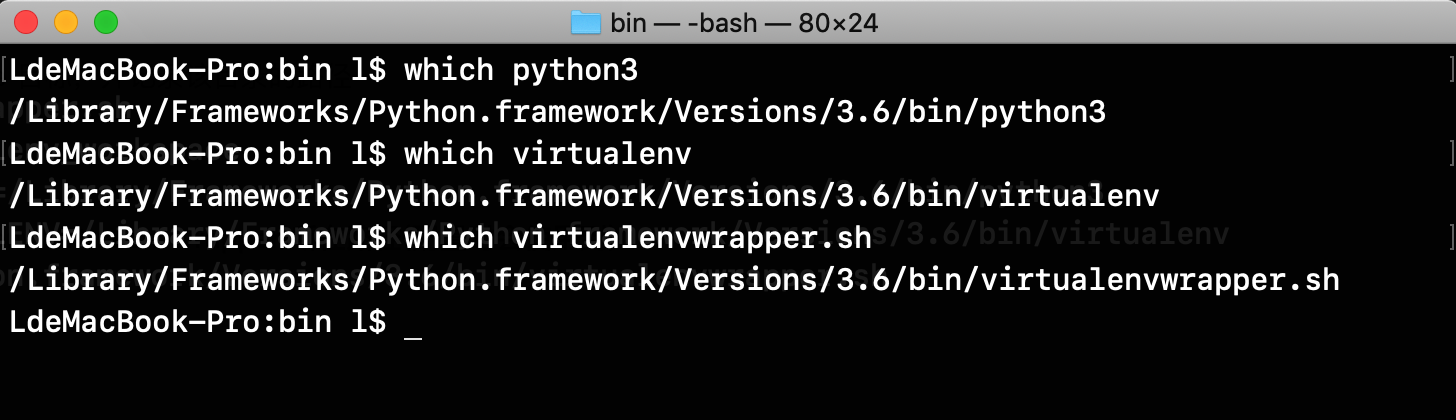 Python Mac Linux Virtualenv