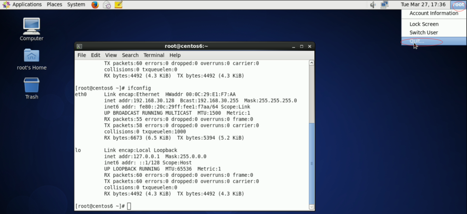 Linux CentOS6.10的一些图形化界面操作 - Coca-Mirinda - 博客园