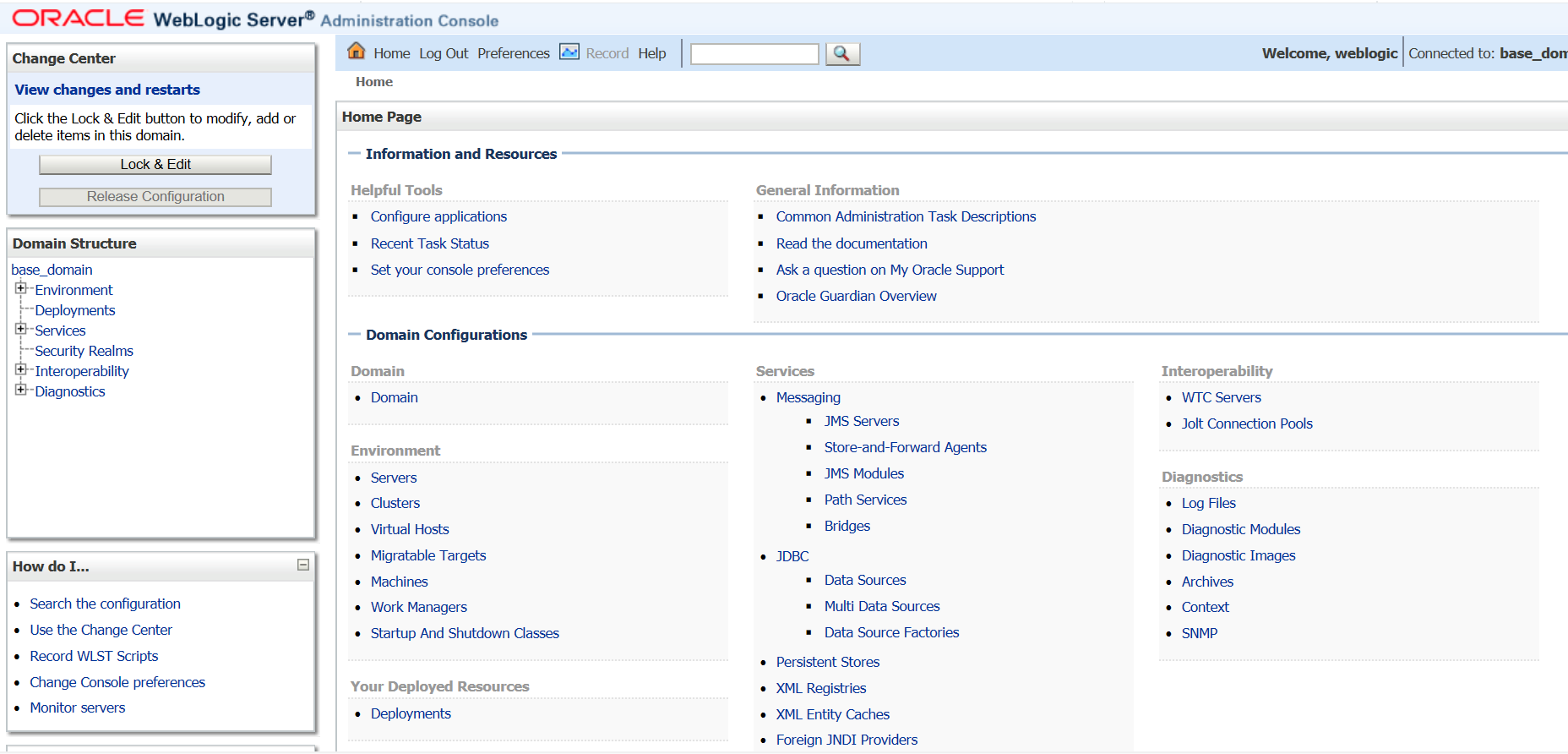 Centos 7下Weblogic的安装配置-CSDN博客