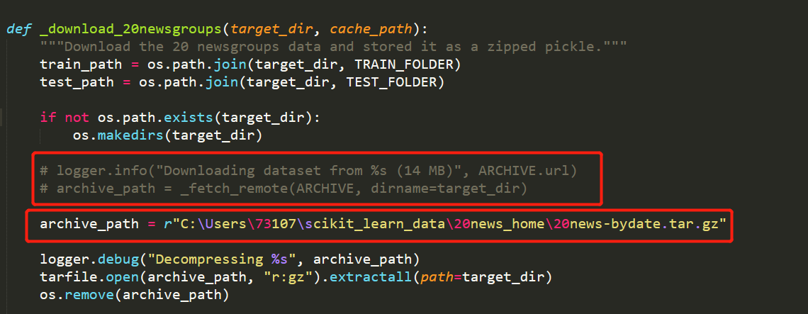 解决fetch_20newsgroups下载速度巨慢 - funykatebird - 博客园