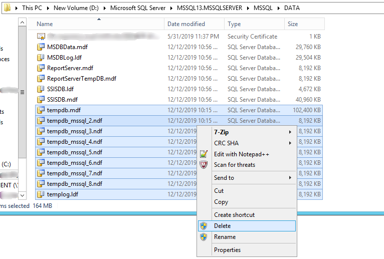 SQL Server tempdb PowerCoder 